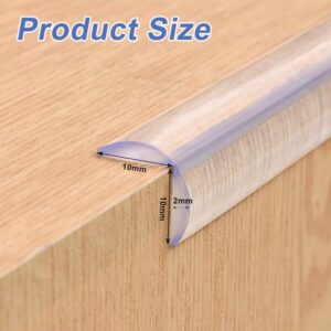 DEARLIVES Baby Proofing, 20ft(6m) Clear Edge Protector for Baby Soft Furniture Bumpers Childproof Corner Guards Edge Protector Strip with Strong Adhesive for Walls Tables Cabinets, Desk Edge Cushion