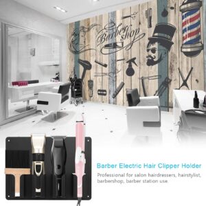 Hair Clipper Holder, Barber Station Electric Hair Clipper Hairstylist Tools Storage Rack Salon Accessories Hair Trimmer Cutter Stand