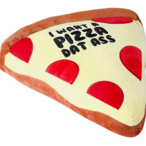 Seymour Butz Plush Pizza - Funny Stuffed Animal Valentine for Girlfriend, Boyfriend, Husband or Wife