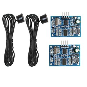 hiletgo 2pcs jsn-sr04t integrated ultrasonic module distance measuring transducer sensor waterproof for arduino