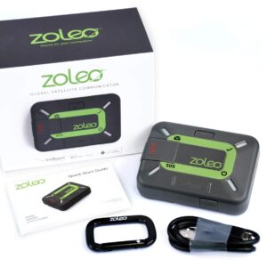 ZOLEO Satellite Communicator – Two-Way Global SMS Text Messenger & Email, Emergency SOS Alerting, Check-in & GPS Location – Android iOS Smartphone Accessory