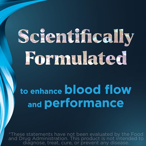 VitaFLUX Triple Power Nitric Oxide Supplement for Male Performance, Stamina, Energy, Recovery - L Arginine 2000mg, L Carnitine 1000mg, Zinc, Magnesium - Amino Acids, 180 Capsules