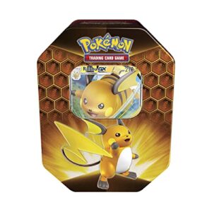 pokemon tcg: sun & moon hidden fates - raichu-gx collector's tin