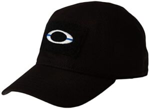 oakley unisex adult si cap hat, 02x blackout tbl, small-medium us