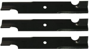 oregon 3 pack 91-505 high lift mower blade for toro 50" 718z