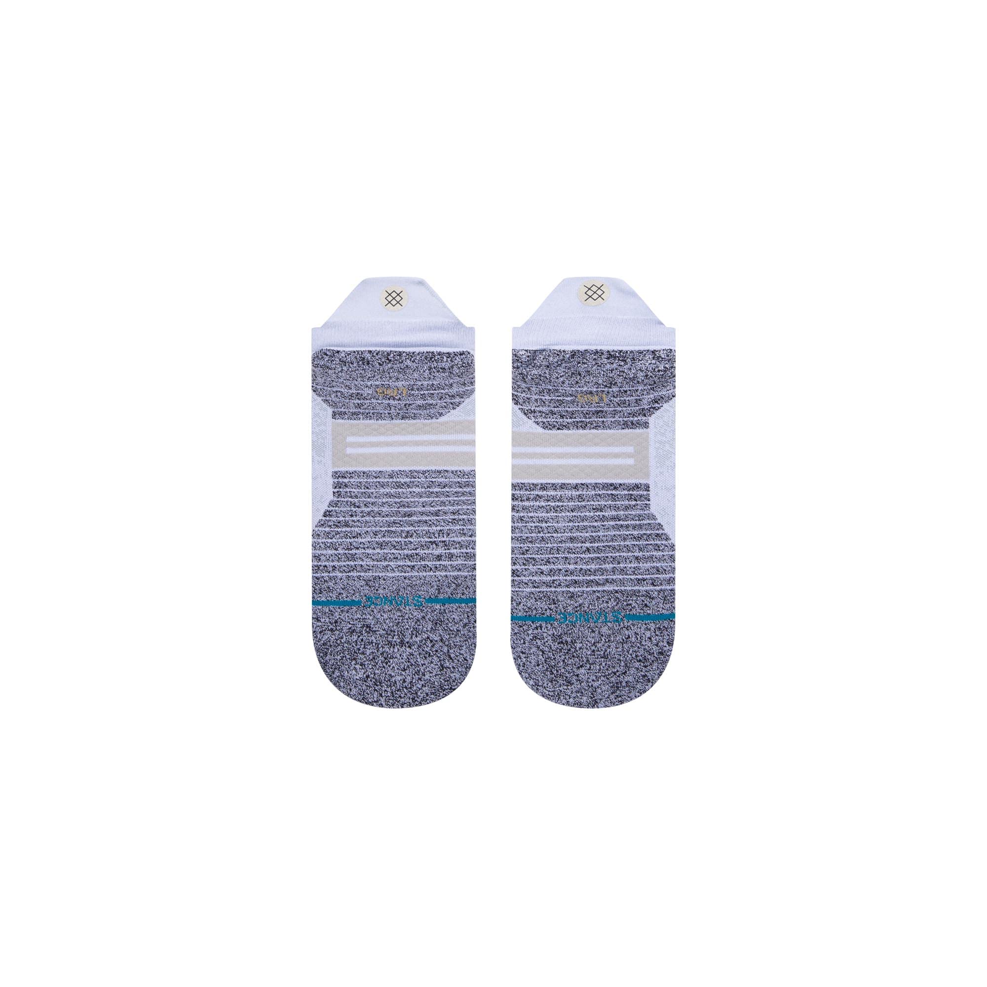 Stance Run Tab St Socks (Small, White)