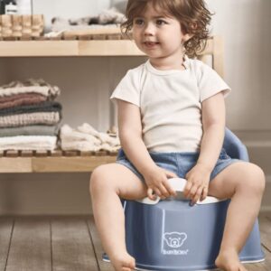 BabyBjörn Potty Chair, Deep blue/White