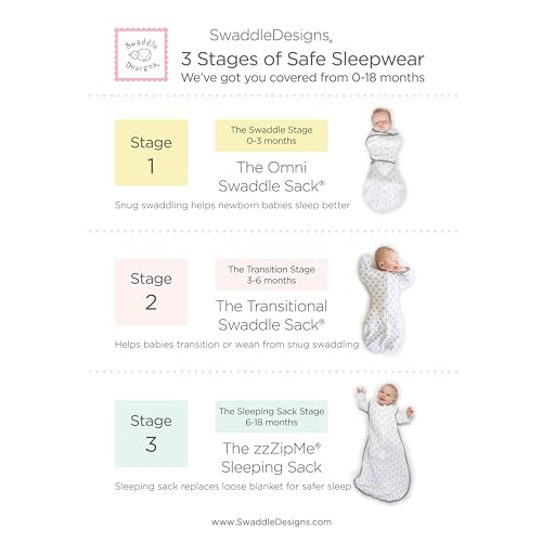 SwaddleDesigns Cotton Muslin Sleeping Sack, Mommy & Baby Giraffe, Yellow, Medium 6-12 Months, Wearable Blanket with 2-way Zipper