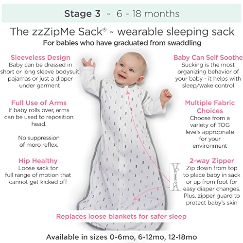 SwaddleDesigns Cotton Muslin Sleeping Sack, Mommy & Baby Giraffe, Yellow, Medium 6-12 Months, Wearable Blanket with 2-way Zipper