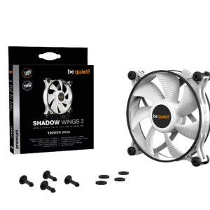 be quiet! Shadow Wings 2 120mm PWM Low Noise Cooling Fan | White | BL089