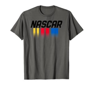 nascar vertical stripes fade t-shirt