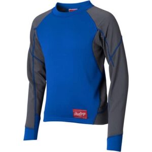 Rawlings Kids' Youth Athletic Fit Pullover, Royal, Medium