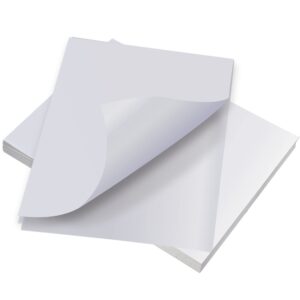 8.5" x 11" full sheet label sticker paper for laser & inkjet printers[300 sheets,300 labels]