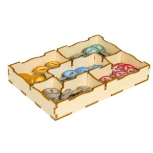 The Broken Token Game Organizer Compatible with Wingspan