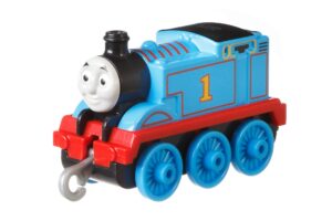 thomas & friends trackmaster, thomas small push along die-cast metal train