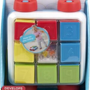 Fisher-Price Pull-Along Activity Blocks, Toy Wagon for Babies