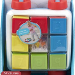 Fisher-Price Pull-Along Activity Blocks, Toy Wagon for Babies