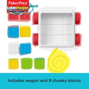 Fisher-Price Pull-Along Activity Blocks, Toy Wagon for Babies