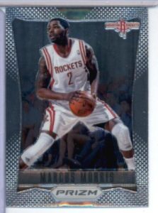 2012-13 panini prizm basketball card # 215 marcus morris rc - houston rockets (rc - rookie card) nba trading cards