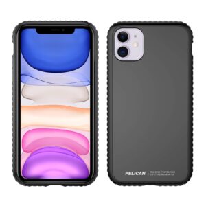 pelican iphone 11 case, guardian series – military grade drop tested – tpu, polycarbonate protective case for apple iphone 11 (black)