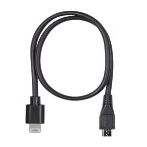 shure motiv replacement 15" lightning cable for mv7 and mv88+ (amv-ltg15)