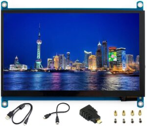 7inch hdmi lcd 1024x600 ips capacitive touch screen,hdmi/vga display interface support all version raspberry pi 4b/3b+/3b/2b/zero/zero w/zero wh,jetson nano bb black banana pi windows 10/8.1/8/7