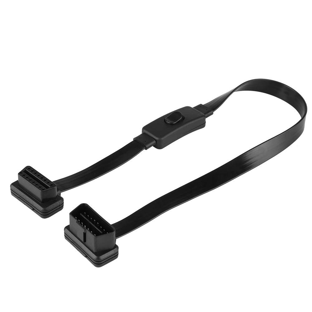 Suuonee OBD2 Splitter Adapter, 16 Pin Male to Female OBD2 Extension Cable Splitter Adapter Connector with ON/Off Switch