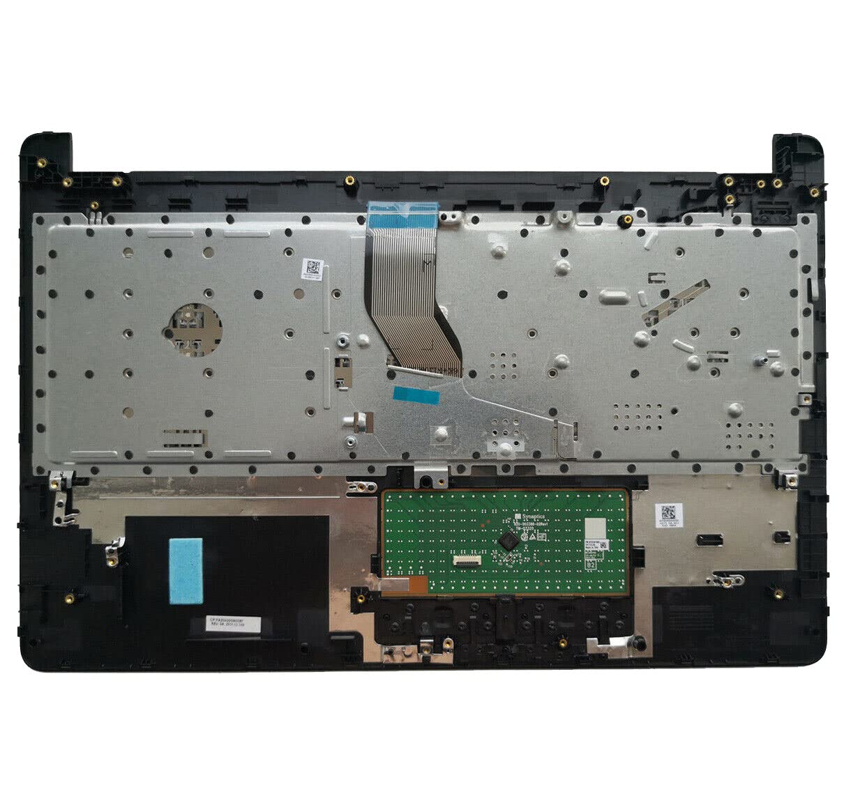 Replacement for HP 15T-BR000 15T-BS 15Z-BW 15-BS 15-BW 15G-BR 15G-BX 15-BS020WM 15.6" Laptop Upper Case Palmrest Keyboard Touchpad Assembly Part 925008-001 AP204000E00