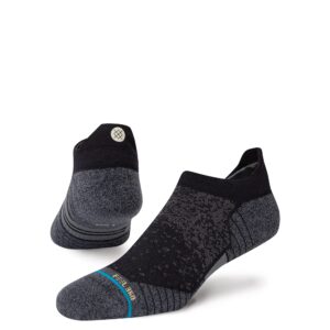 stance run tab st socks (large, black)