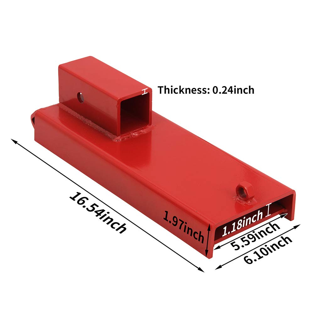 Hodenn 2 inch Forklift Hitch Receiver Pallet Fork Adapter