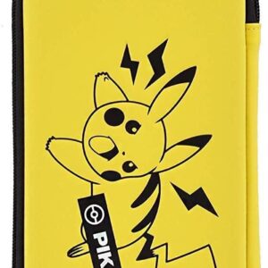 Hori Pikachu Emboss Case - Officially Licensed By Nintendo & Pokemon - Nintendo Switch