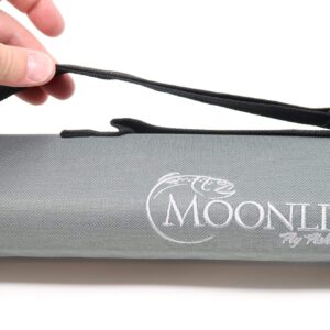 6wt Moonlit Lunar S-Glass Fiberglass Fly Fishing Rod (8' 2", 4 Piece, Orange)