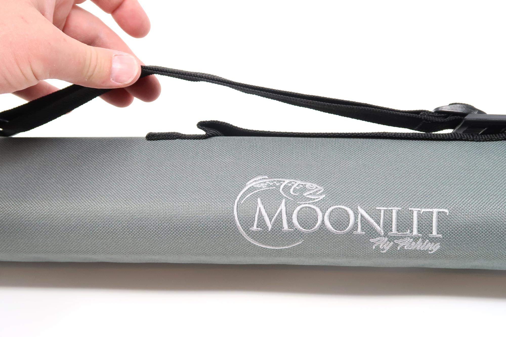 6wt Moonlit Lunar S-Glass Fiberglass Fly Fishing Rod (8' 2", 4 Piece, Orange)