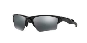 oakley oo9154 half jacket 2.0 xl sunglasses for men + vision group accessories bundle (polished black/black iridium (915401)