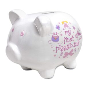 baby essentials my first piggy bank, baby's first piggy banks for boys and girls (pink)