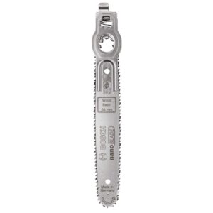 bosch home and garden nanoblade saw blade for wood and synthetic materials nanoblade wood basic 65 cutting depth in wood for nanoblade technology, 2609256f43