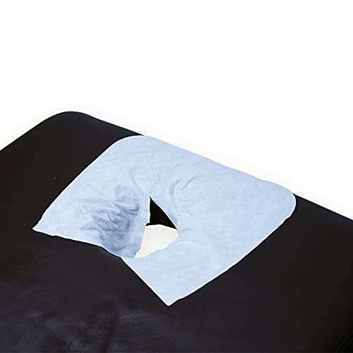 Disposable Headrest Covers Soft Face Cradle Covers Non-Sticking for Massage Tables & Chairs 50Grams (16x12 Inch (Pack of 100))