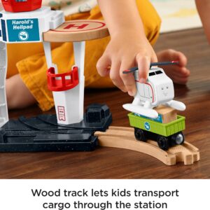 Thomas & Friends Wood Harold's Helipad Playset