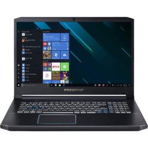 acer predator helios 300 gaming laptop pc, 17.3" full hd ips display, intel i7-9750h, gtx 1660 ti 6gb, 8gb ddr4, 512gb pcie nvme ssd, rgb backlit keyboard, ph317-53-77hb