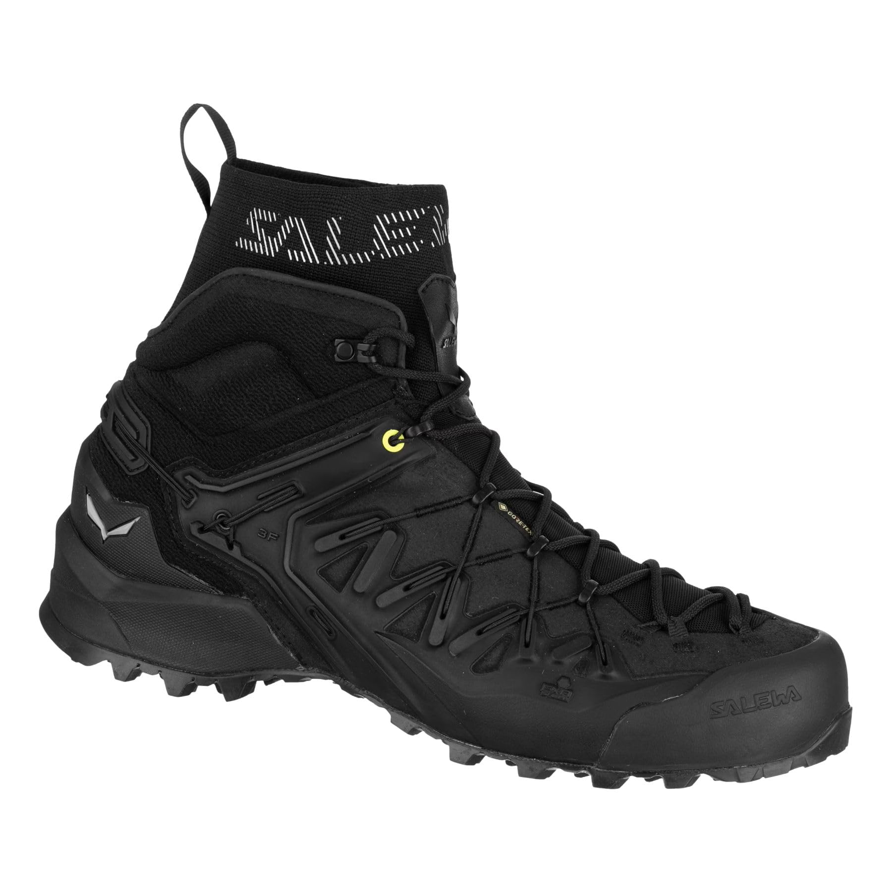 Salewa Wildfire Edge Mid GTX Approach Shoe - Men's Black/Black 9.5