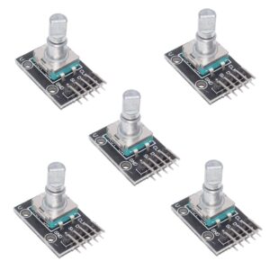 hiletgo 5pcs 360 degrees rotary encoder module for arduino brick sensor switch