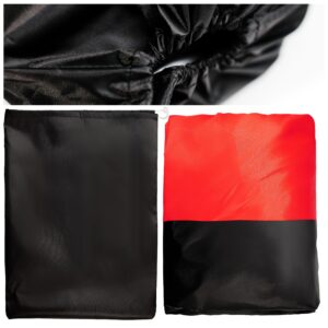 Wrypun Motorcycle Cover for Honda Goldwing 1100 1200 1500 1800 XXXL Outdoor Black+Red