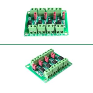 Comimark PC817 4-Channel Voltage Converter Module Optocoupler Isolation Driving Module (2 Pcs)