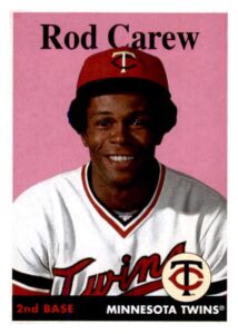 2019 topps archives #66 rod carew minnesota twins baseball card