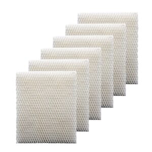 colorfullife 6 pack humidifier wicking filter t for honeywell top fill tower humidifier hev615, hev620, replacement filter t, replace parts hft600t hft600pdq