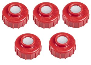 raisman trimmer head bump knob (left hand thread) compatible with homelite models st-385 st-385c hlt28 st285bc gst-bc st485 st-385bc hbc-30 st-275 st-385bc parts 308042003 97910 (5-pack)