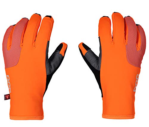 POC, Thermal Glove, Zink Orange, X-Small