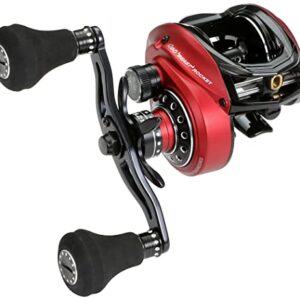 Abu Garcia Revo Beast Rocket Low Profile Baitcast Fishing Reel, Red