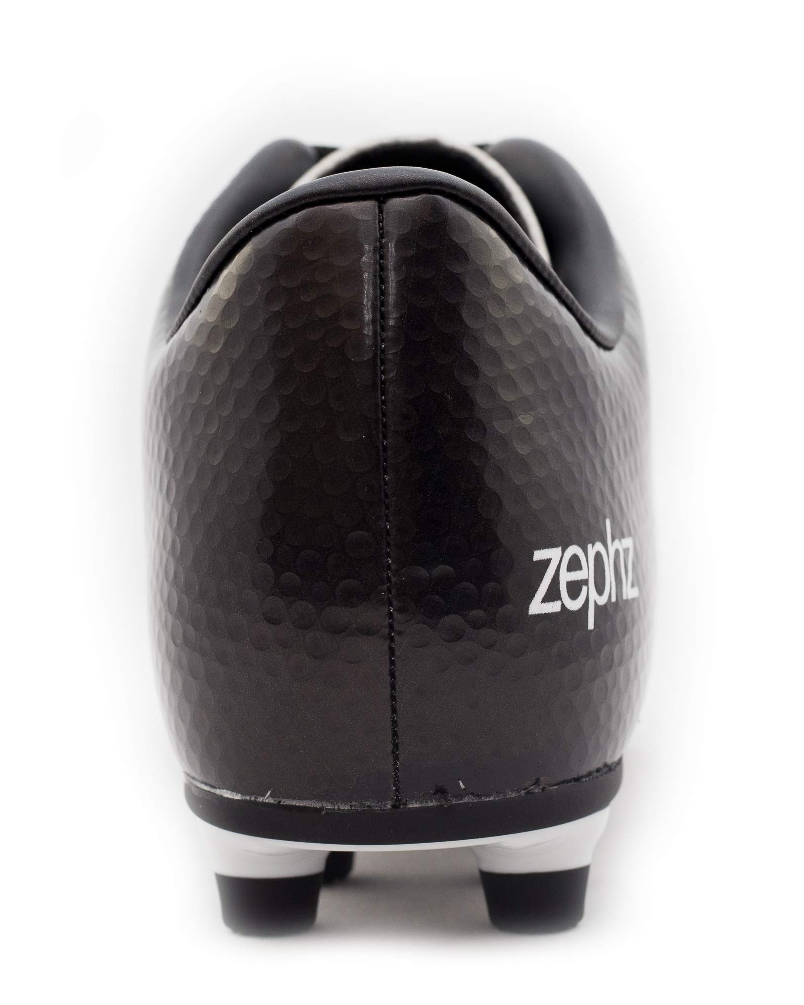 zephz Wide Traxx White/Black Soccer Cleat Adult 13