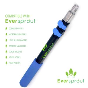 EVERSPROUT Telescoping Boat Hook | Floats, Scratch-Resistant, Sturdy Design | Durable & Lightweight, 3-Stage Anodized Aluminum Pole | Threaded End for Boating Accessories